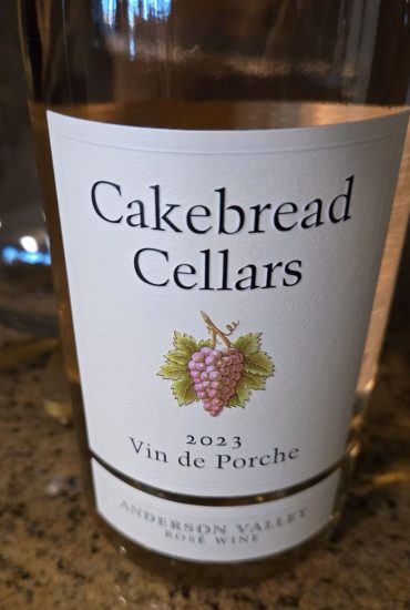 Cakebread Vin de Porche Rosé of Pinot Noir ~ Wine of the Day – Red Wine ...